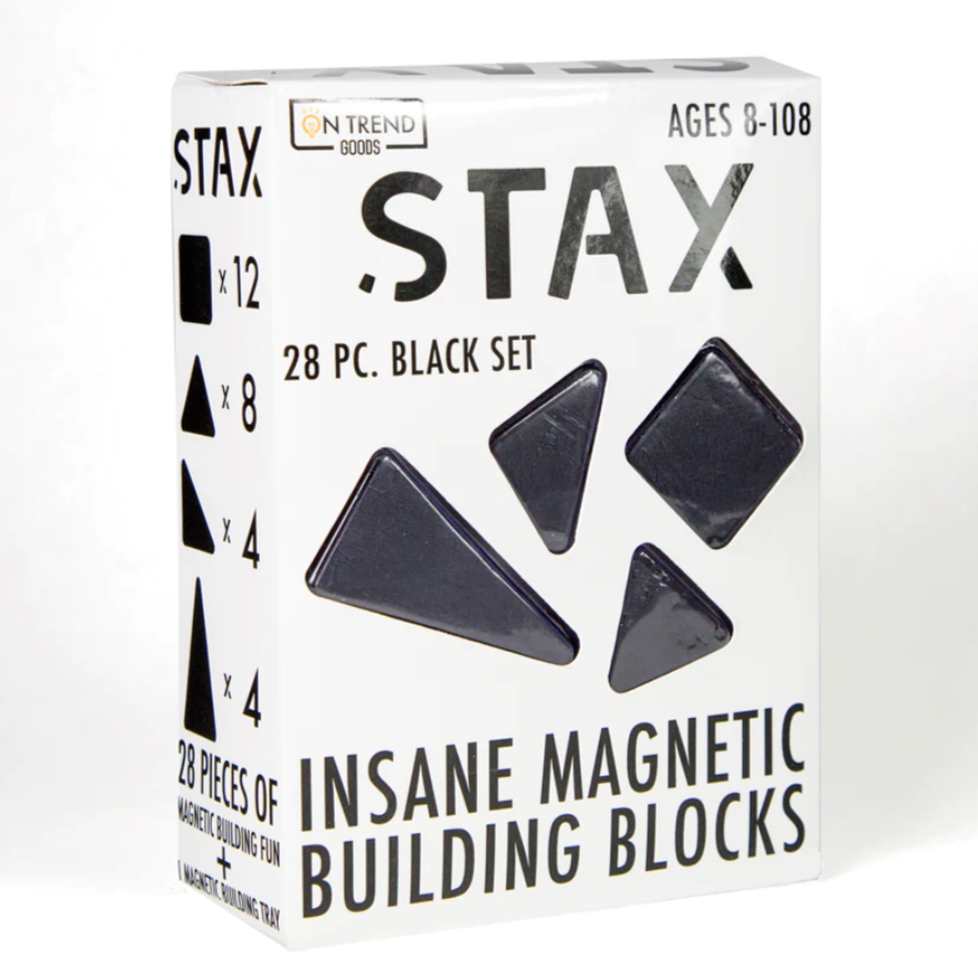 STAX 28pc Insane Magnetic Building Block Set (MAGNETS) – Box of Sensory ...