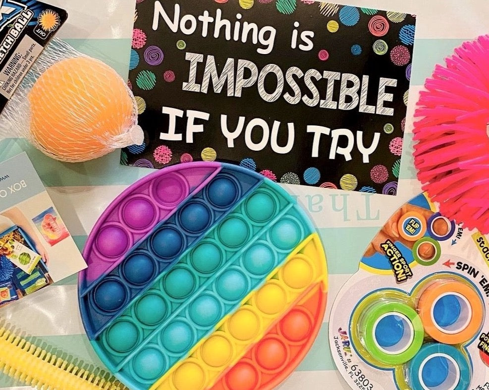 FIDGET TOYS BOX 💛 (Monthly) – Box of Sensory Toys