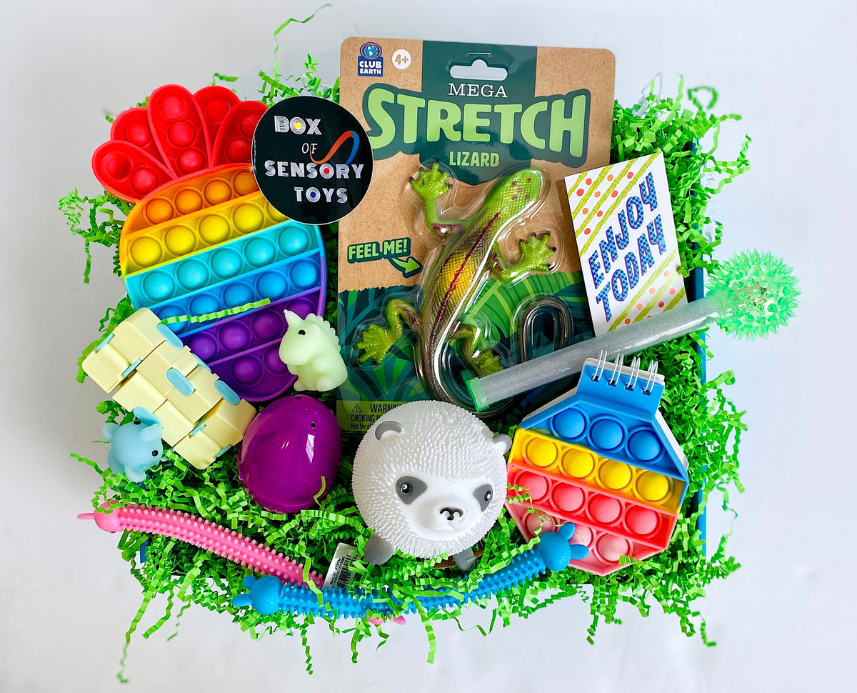 FIDGET TOY BOX PLUS💛 (Monthly) – Box of Sensory Toys