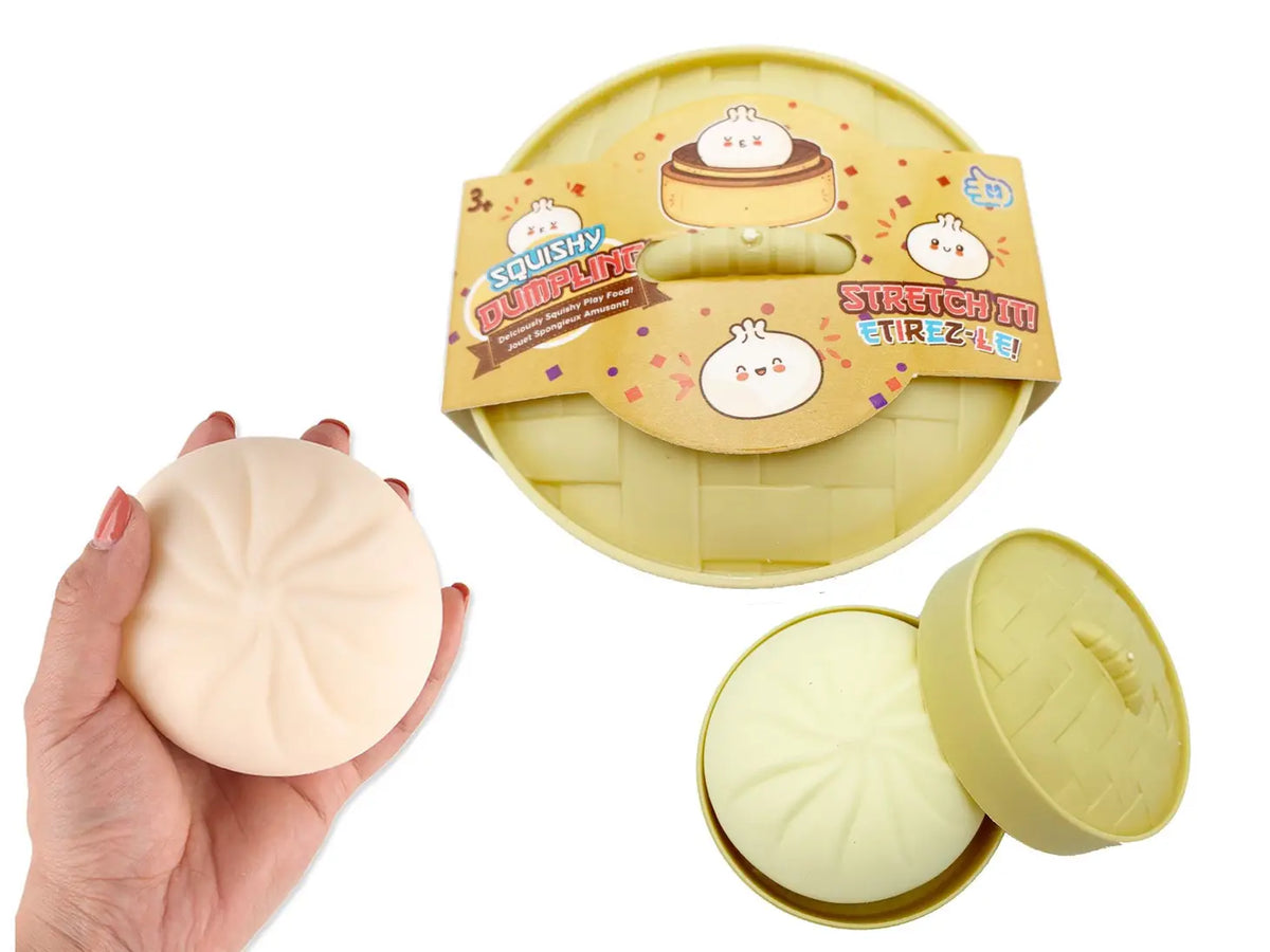 Cute Squishy Dumpling Stress Ball – Box of Sensory Toys